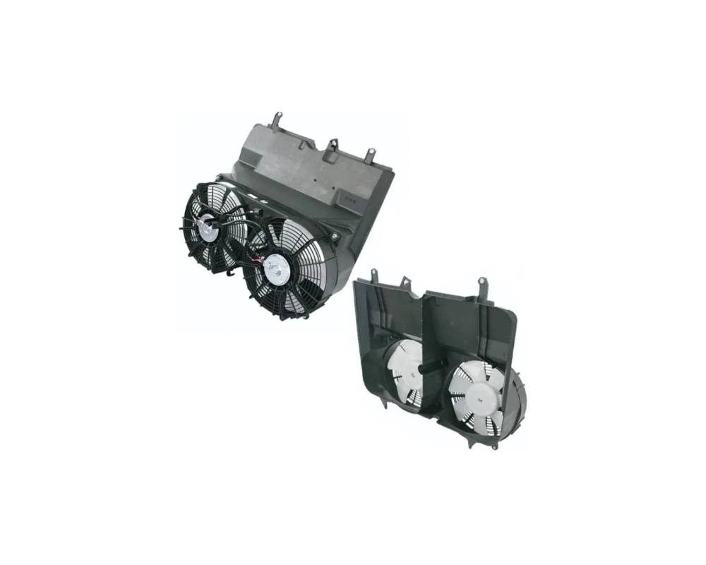 Quantum 2.5 / D4D 2.7 Radiator Fan Twin Set With Shroud – Berlin Car Parts